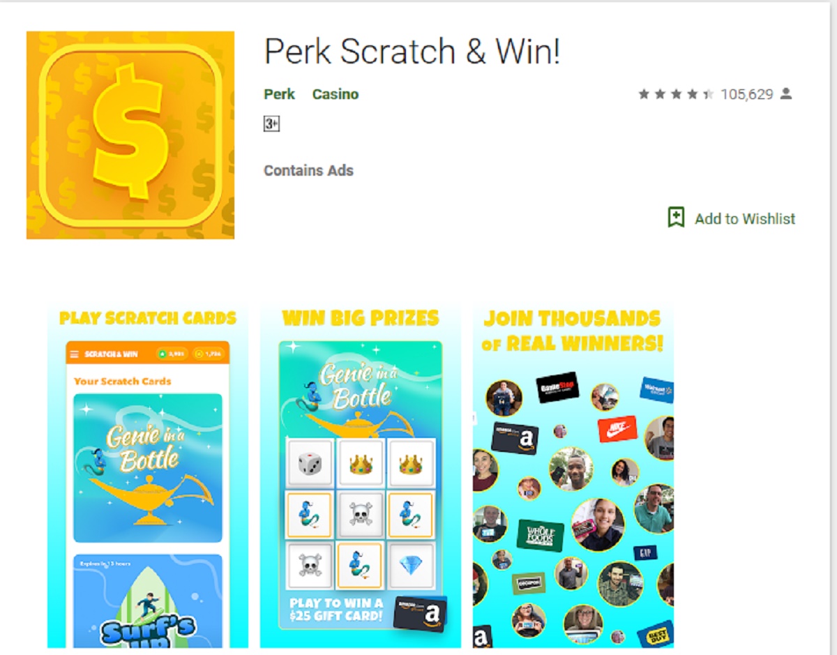 Perk Scratch & Win App Review – Legit or Scam – 9 to 5 Work Online