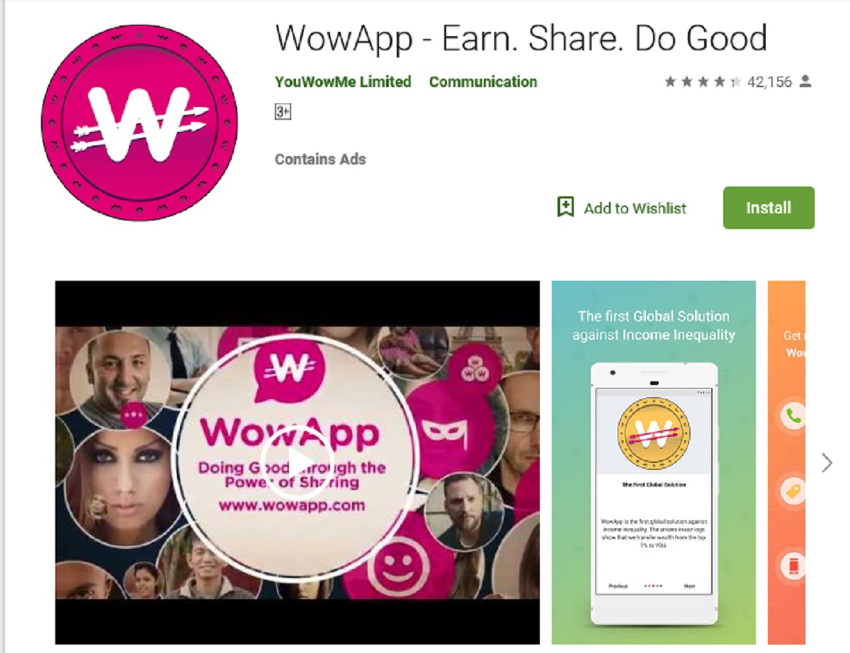 WOW App – Earn, Share, Do Good App Review – Legit or Scam – 9 to 5 Work ...