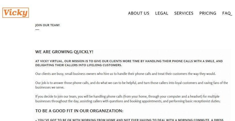 Vicky Virtual Review – Legit or Scam – 9 to 5 Work Online
