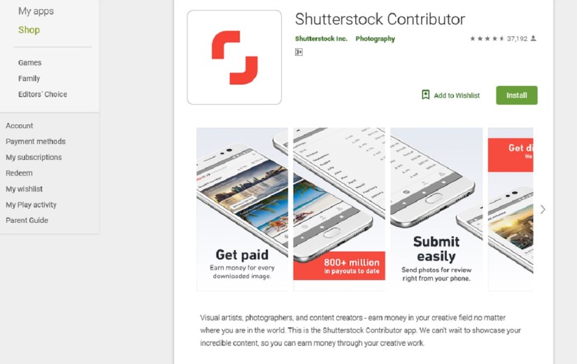 Shutterstock Contributor App Review – Legit or Scam – 9 to 5 Work Online